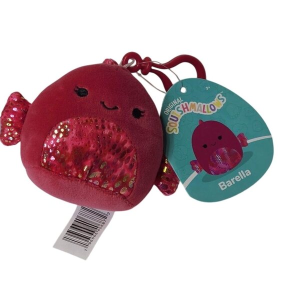 Squishmallows | Toys | Squishmallows Barella Beta Fish 35 Clip On Plush ...